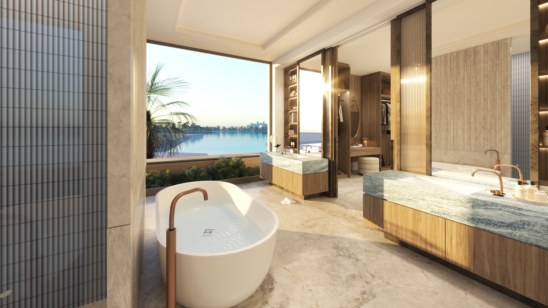 Пальма Джумейра – знаменитый остров в форме пальмы с роскошными отелями ...